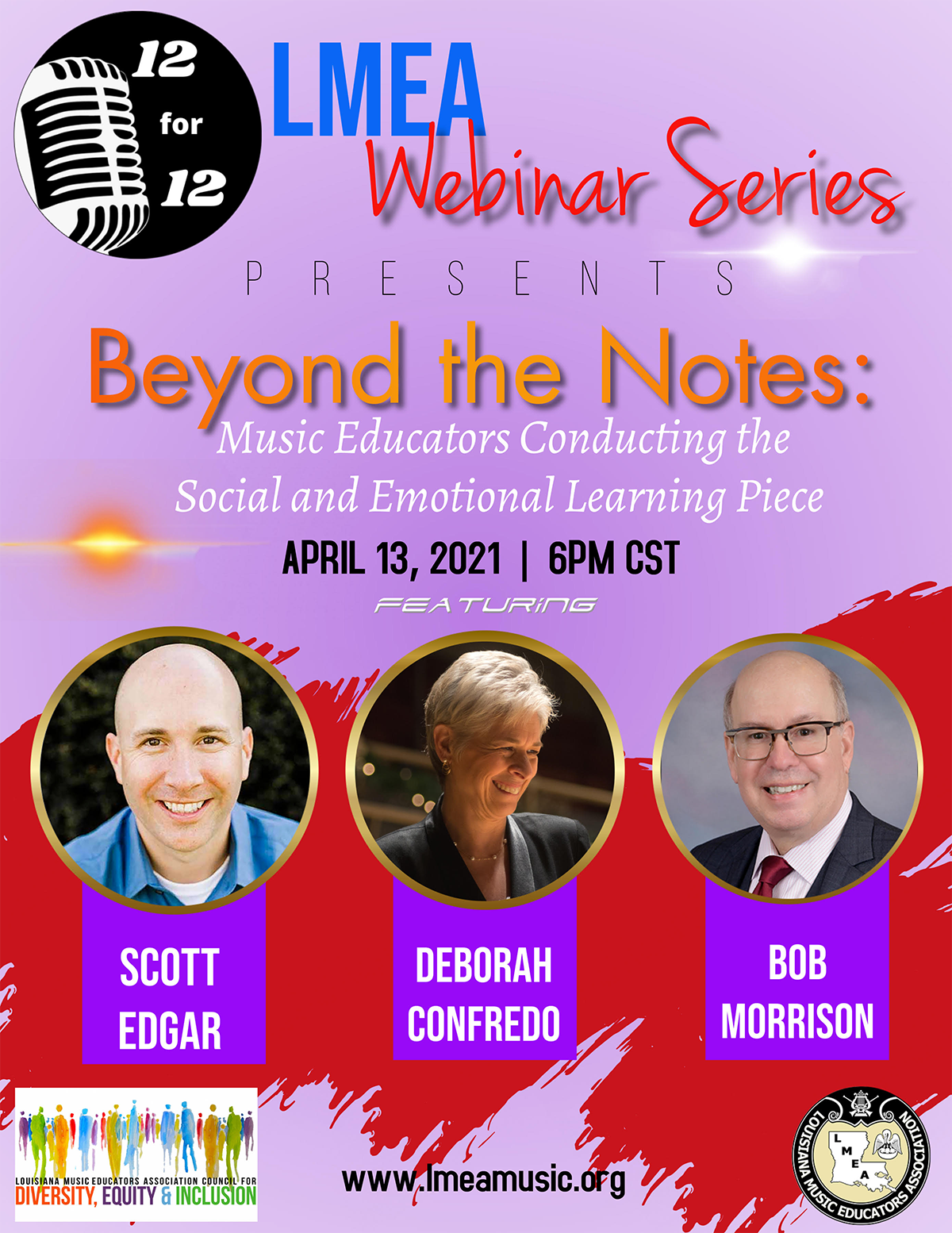 LMEA 12for12 April – Louisiana Music Educators Association