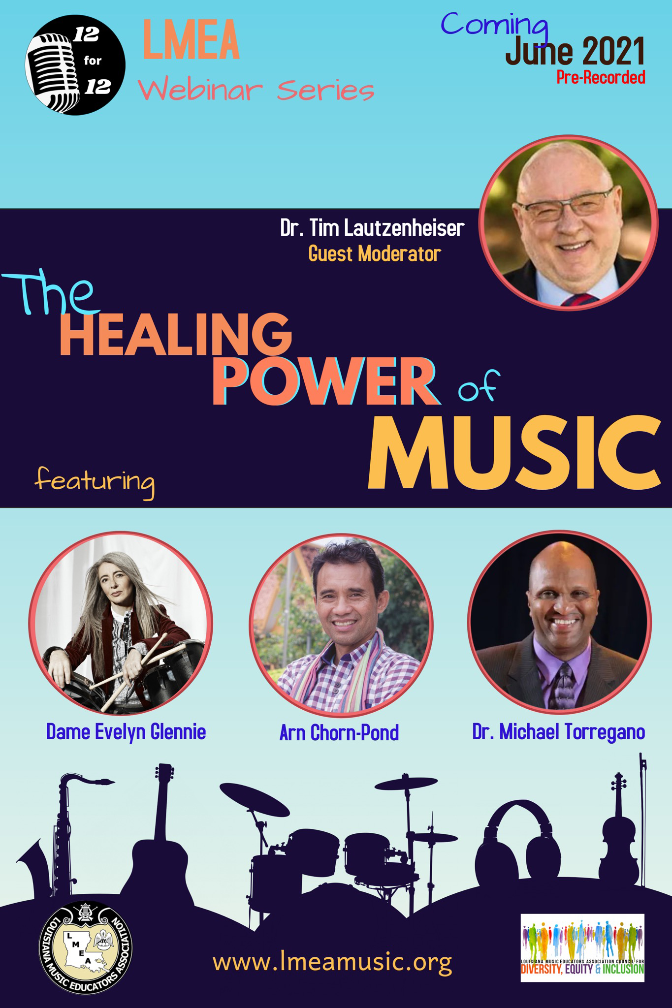 Healing Power of Music poster June 2021 – Louisiana Music Educators ...